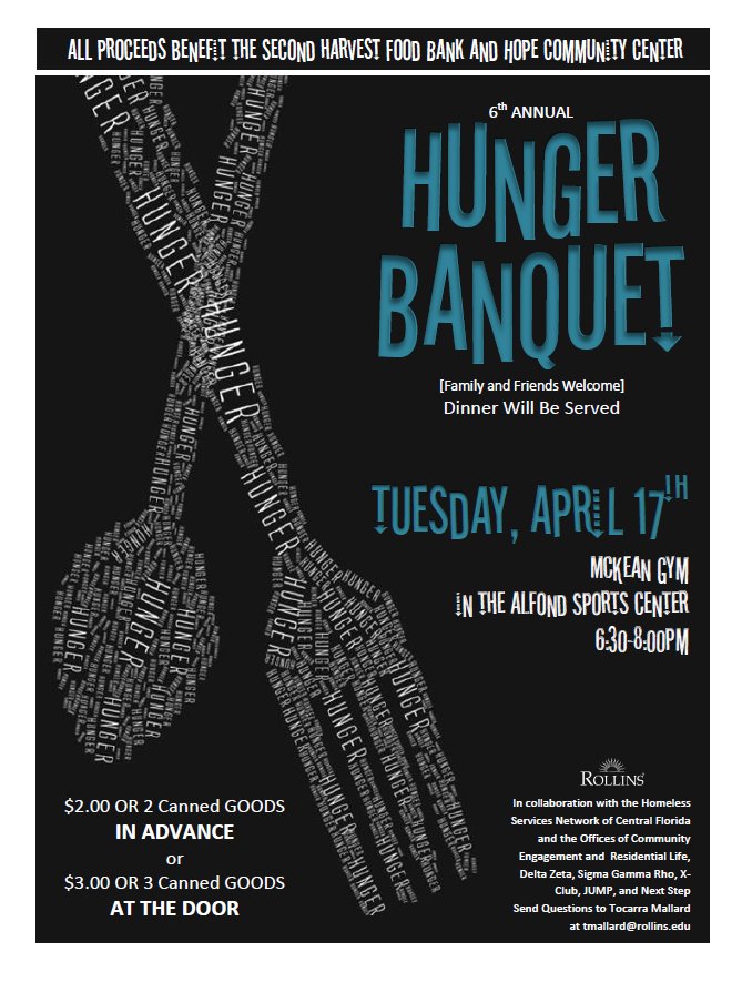 hunger banquet - The Sandspur