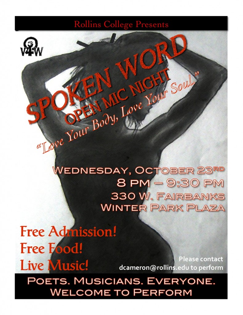 Spoken Word Flyer - The Sandspur